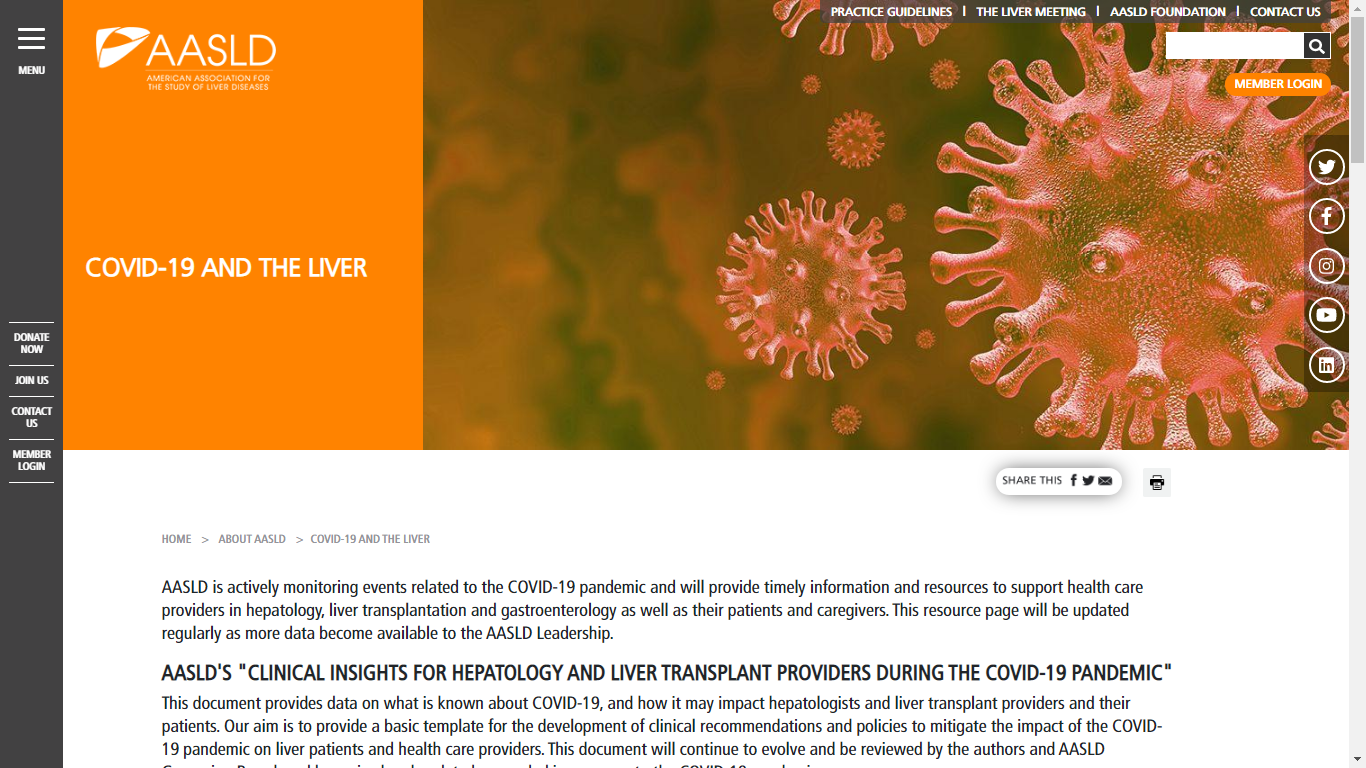 AASLD – Sociedade Brasileira de Hepatologia